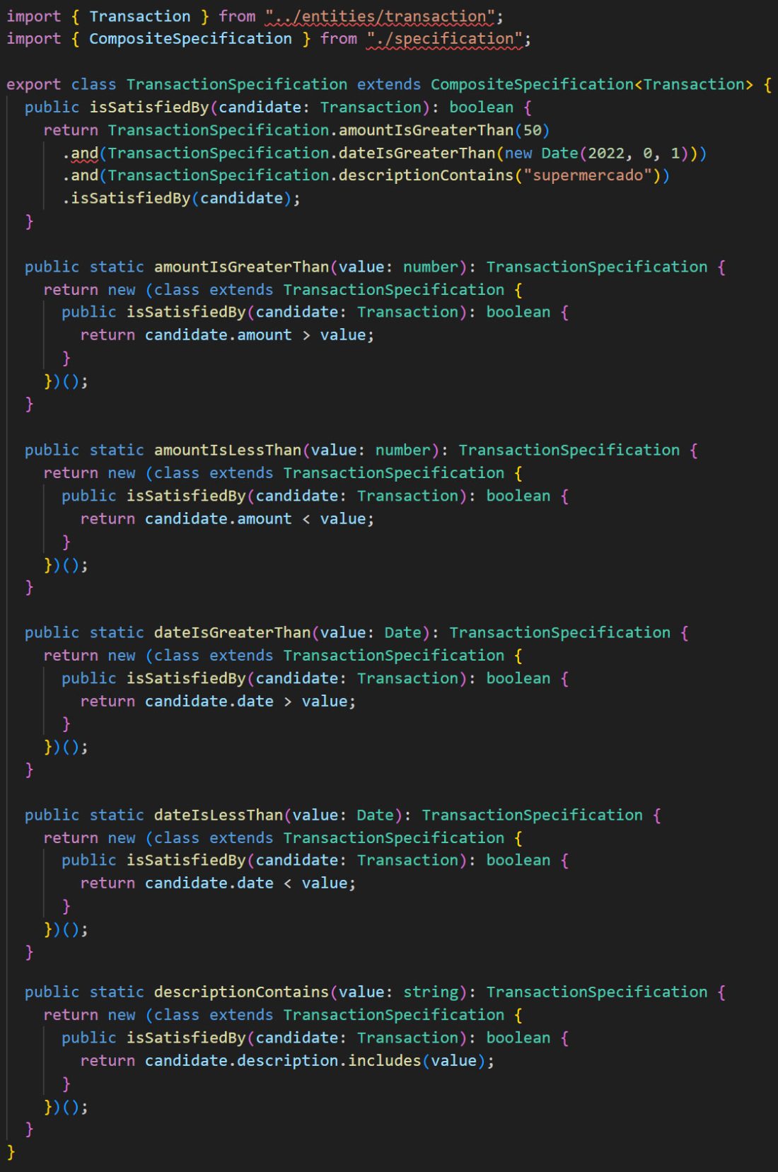 Implementing the Specification pattern in Node.js with TypeScript - iMasters.com - Content for ...